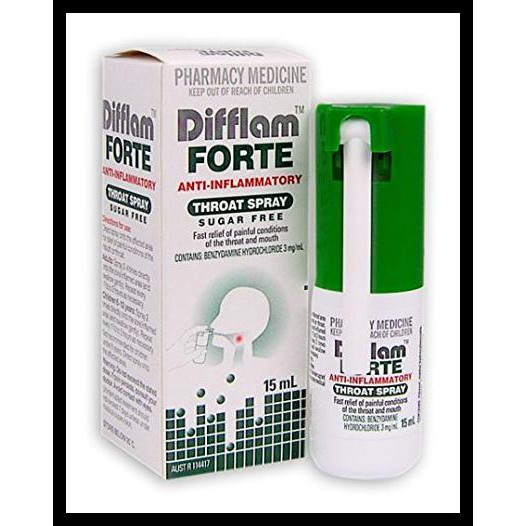 Jual Difflam Forte Anti Inflammatory Throat Spray (Untuk Sakit ...