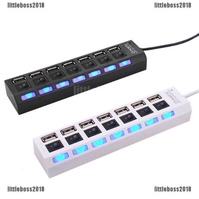 Jual USB HUB MURAH HUB USB 7PORT USB ON OFF HIGH SPEED | Shopee Indonesia