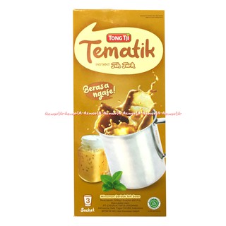 Jual Tong Tji Tematik Instant Teh Tarik Matcha Latte 3sachets Teh ...