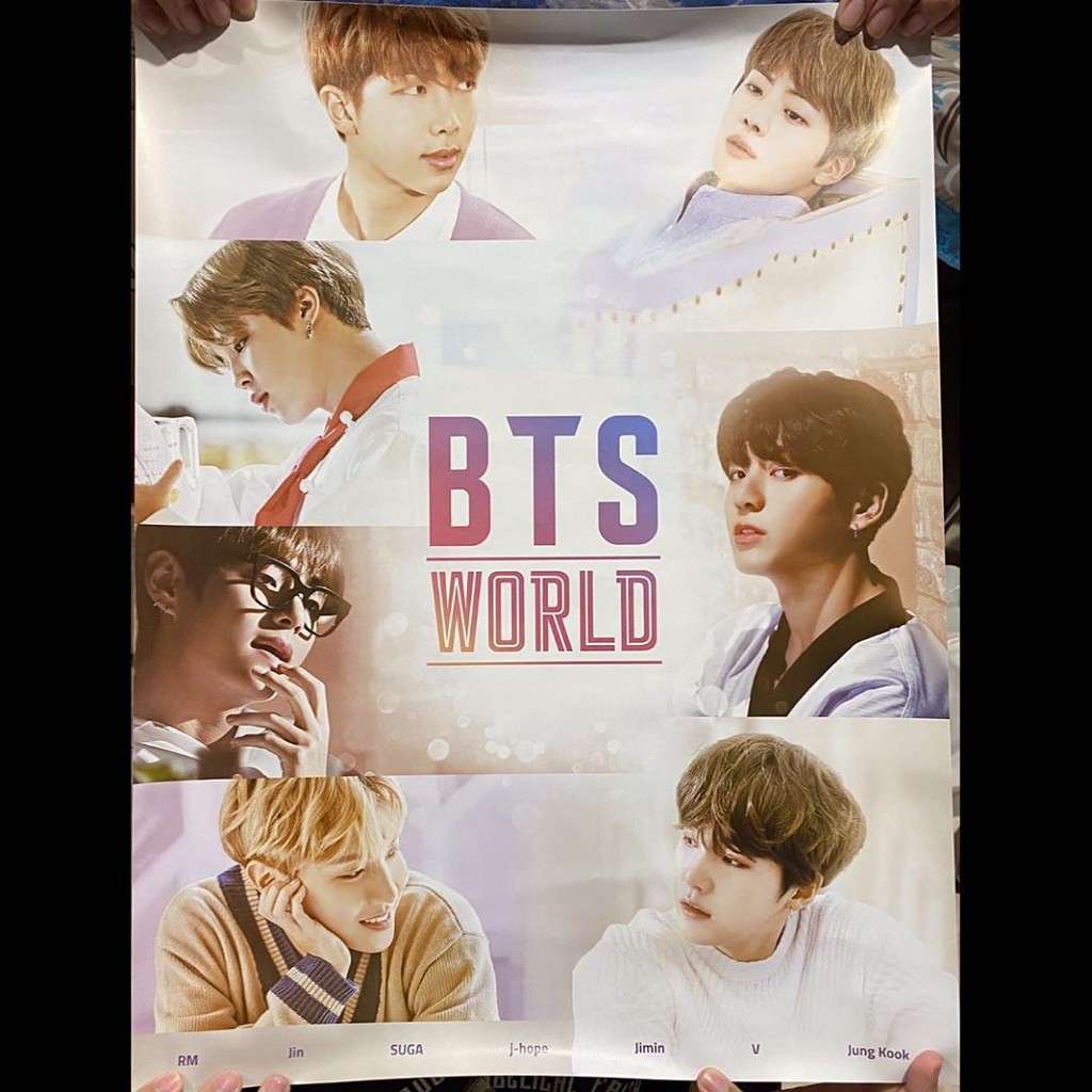 Jual OFFICIAL POSTER BTS - BTS WORLD | Shopee Indonesia