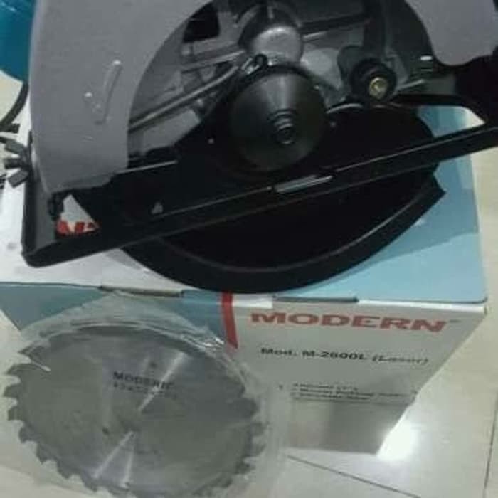 Jual circular saw modern laser/serkel kayu/gergaji | Shopee Indonesia