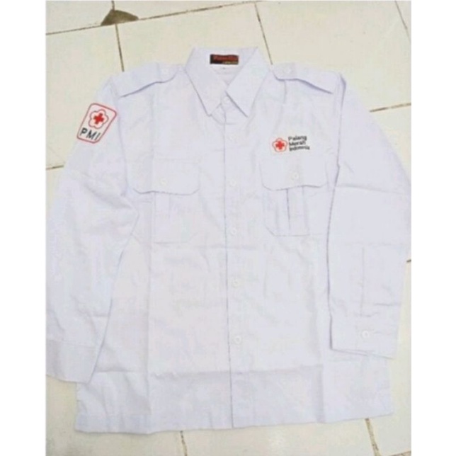 Jual KEMEJA PMI SERAGAM PDL PMI BAJU SERAGAM PDH PMI HEM PALANG MERAH ...