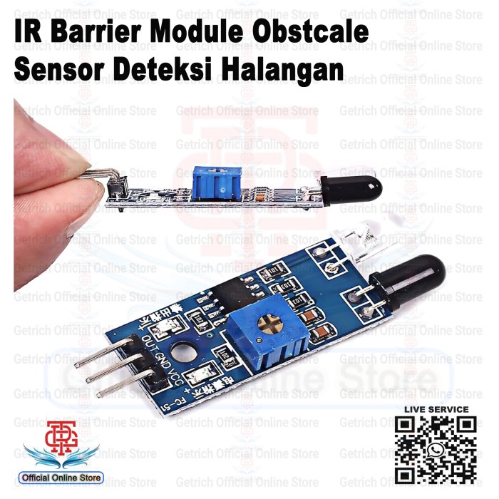 Jual Produk Terbaru Ir Infrared Barrier Obstacle Module Sensor Deteksi