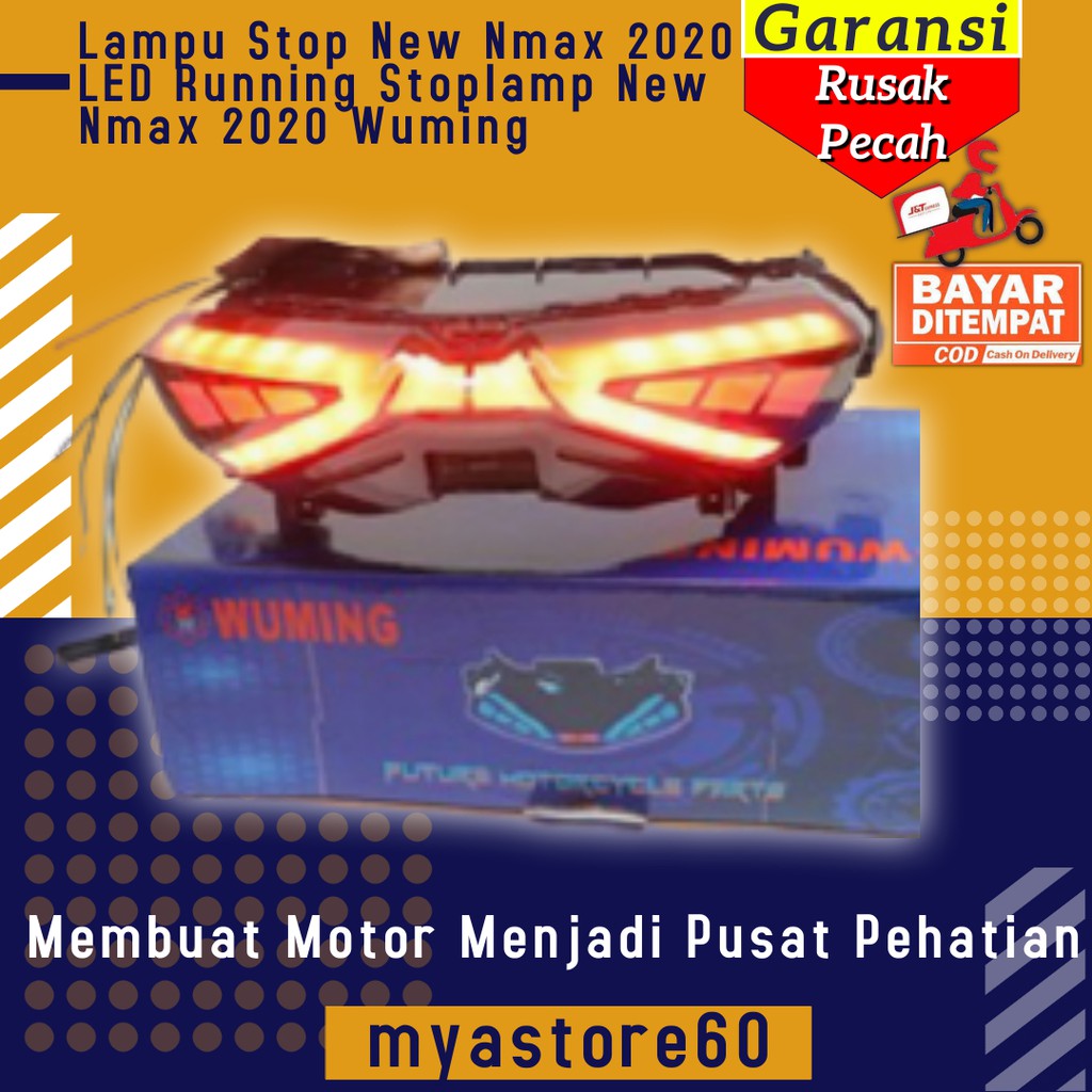 Jual Lampu Stop Lamp Stoplamp New Nmax 2020 LED Running Wuming ...