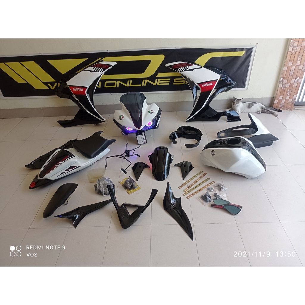 Jual FULL FAIRING MODEL R25 ELEGAN MIRIP BANGET R 25 ASLI. NEW VIXION ...