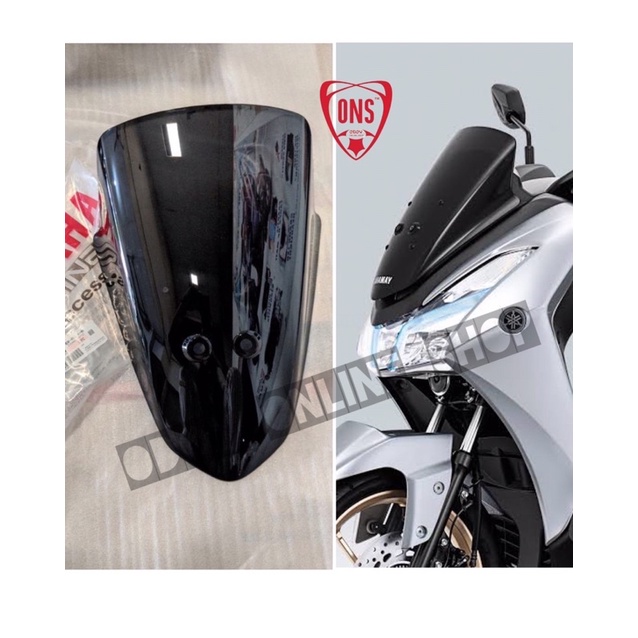 Jual Windshield Visor Yamaha Lexi 125 original standar asli bawaan ...