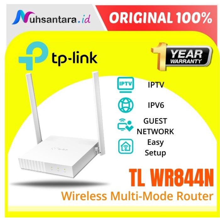 Jual TP-Link TL-WR844N Wireless N Router 300Mbps Original Bergaransi ...
