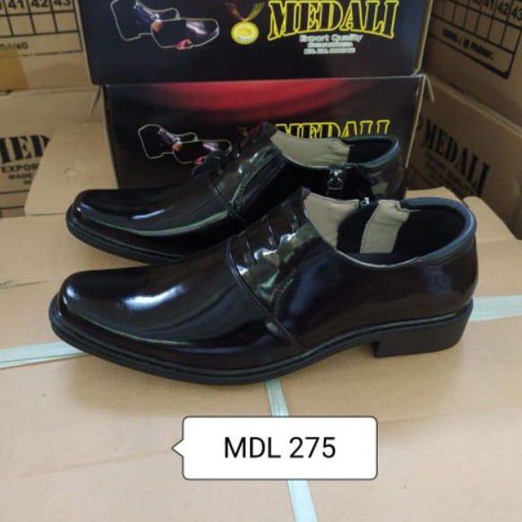Jual sepatu kulit pria PDH polri TNI security guard PNS sepatu Kerja ...