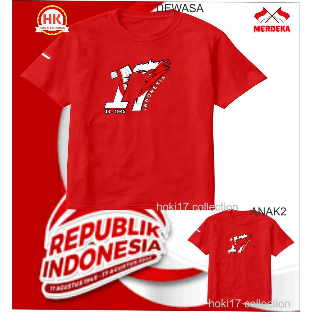 Jual KAOS ANGKA 17 DTF KAOS 17 AGUSTUS 2024 KAOS COD KAOS ANAK2 DAN ...