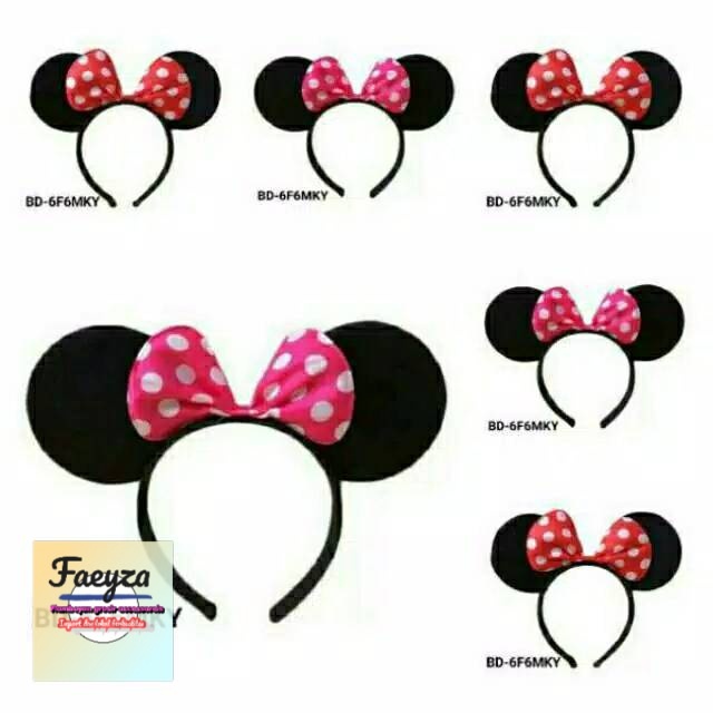 Jual bando anak dan remaja model mickey mouse 6 pcs | Shopee Indonesia