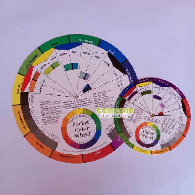 Jual Color Wheel Diameter 14cm/24cm - Cakra warna / Pocket Color Wheel ...