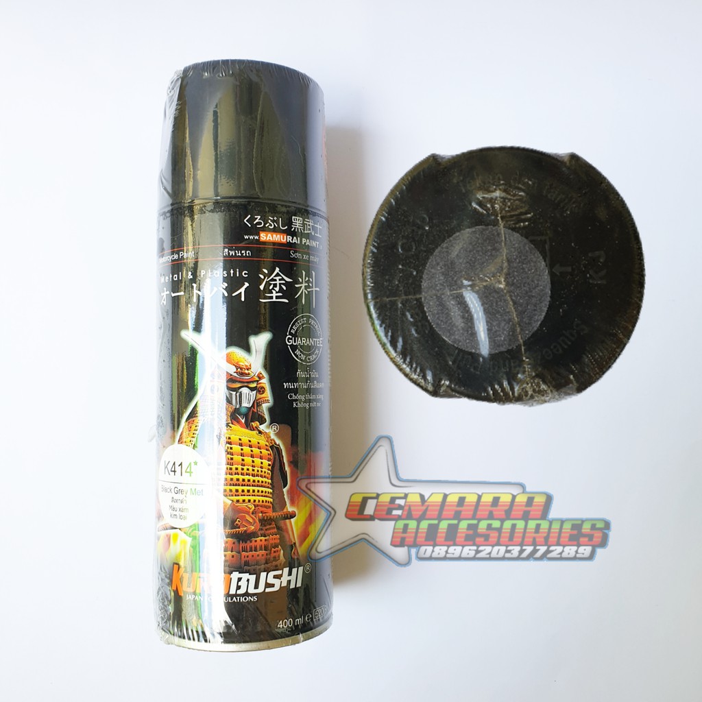 Jual Pilox Samurai Paint Black Grey Met K414 (Abu Abu Metalik) 400 ml ...