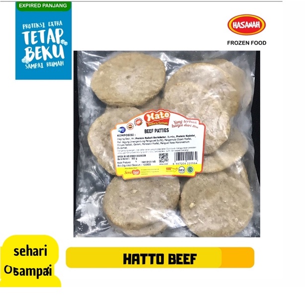 Jual HATO BEEF PATTIES 500GR | Shopee Indonesia