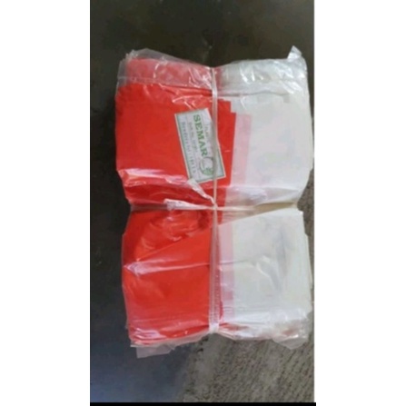 Jual Bendera plastik merah putih isi 100 lembar/ benang nilon | Shopee ...