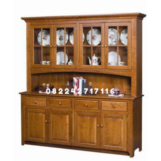 Jual Lemari dapur minimalis lemari piring kaca | Shopee Indonesia