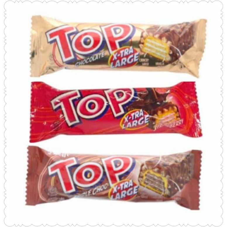 Jual Delfi Top Wafer Ekstra Large Chocolate 38gr 1 box | Shopee Indonesia