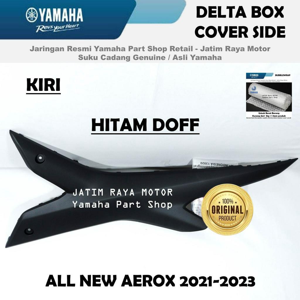 Jual Delta Box Cover Side Kiri Hitam Doff All New Aerox 155 Asli ...