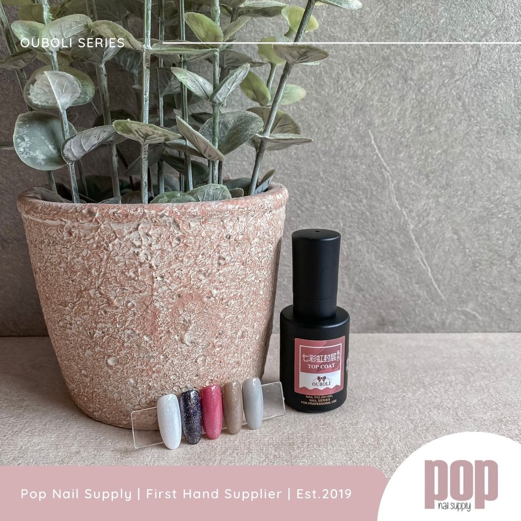 Jual POP NAIL I Ouboli Topcoat (Rainbow) | Shopee Indonesia