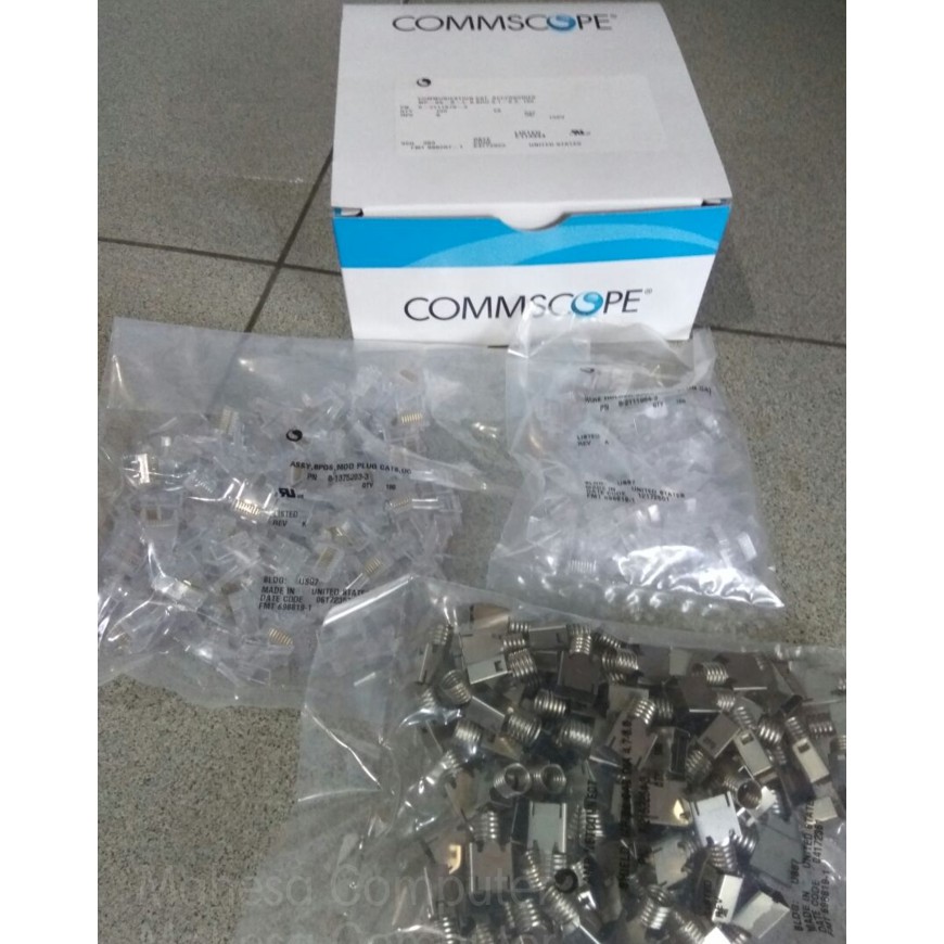 Jual AMP Commscope Connector RJ45 cat6 - 100pcs | Shopee Indonesia