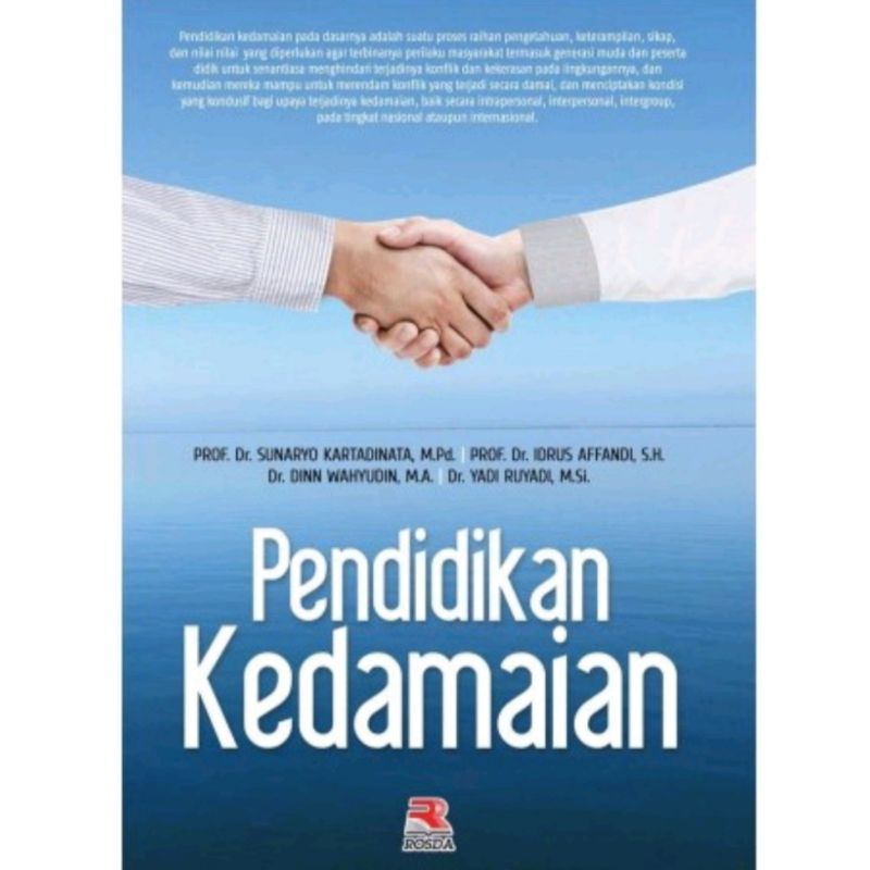 Jual Rosda Buku Pendidikan Kedamaian - Prof.Dr.Sunaryo Kartadinata, M ...