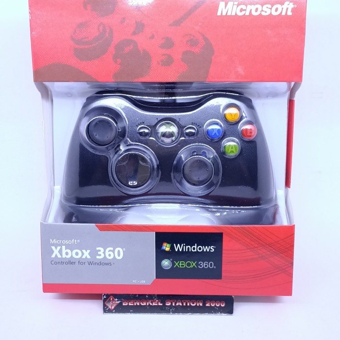 Jual stik stick xbox 360 controller wired USB support PC Laptop ...