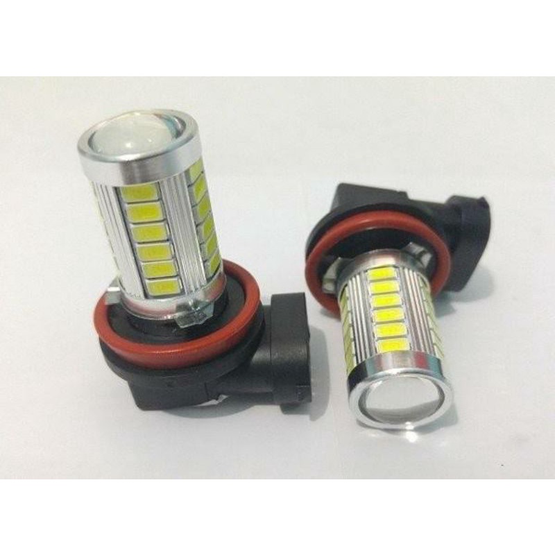 Jual Lampu LED FOGLAMP fog lamp lampu kabut 33 mata 5 sisi 12v H8 H11 H16 mobil | Shopee Indonesia