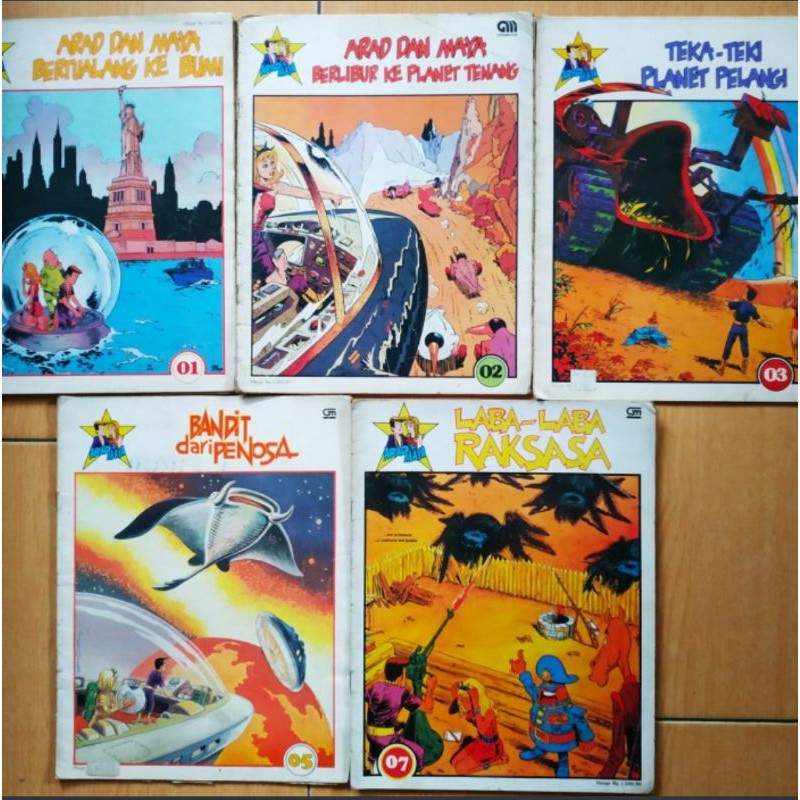 Jual Komik Arad dan Maya, jual paket 5 judul/nomor 1,2,3,5,7 | Shopee ...
