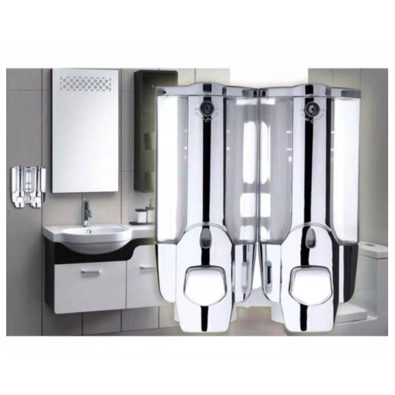 Jual Touch Soap Dispenser Double Tube - Dispenser Tempat Sabun Cair 2 ...