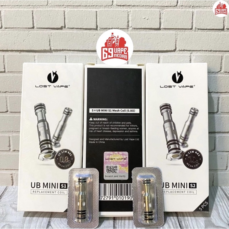 Jual AUTHENTIC OCC UB MINI S1 0.8 OHM - COIL UB MINI S2 1.0 OHM For ...