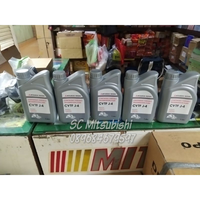 Jual oli matic outlander Mirage CVTF-J4 asli mitsubishi | Shopee Indonesia