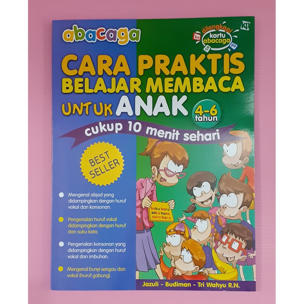 Jual ABACAGA CARA PRAKTIS BELAJAR MEMBACA UNTUK ANAK 4-6 TAHUN (BEST ...