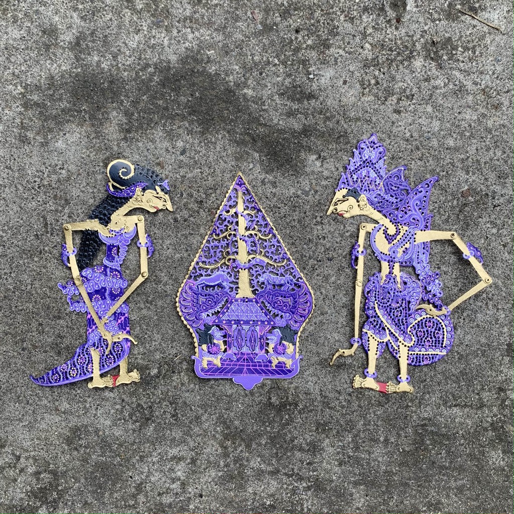 Jual Wayang Kulit Rama Shinta Mahar 17 cm dengan Gunungan | Shopee ...