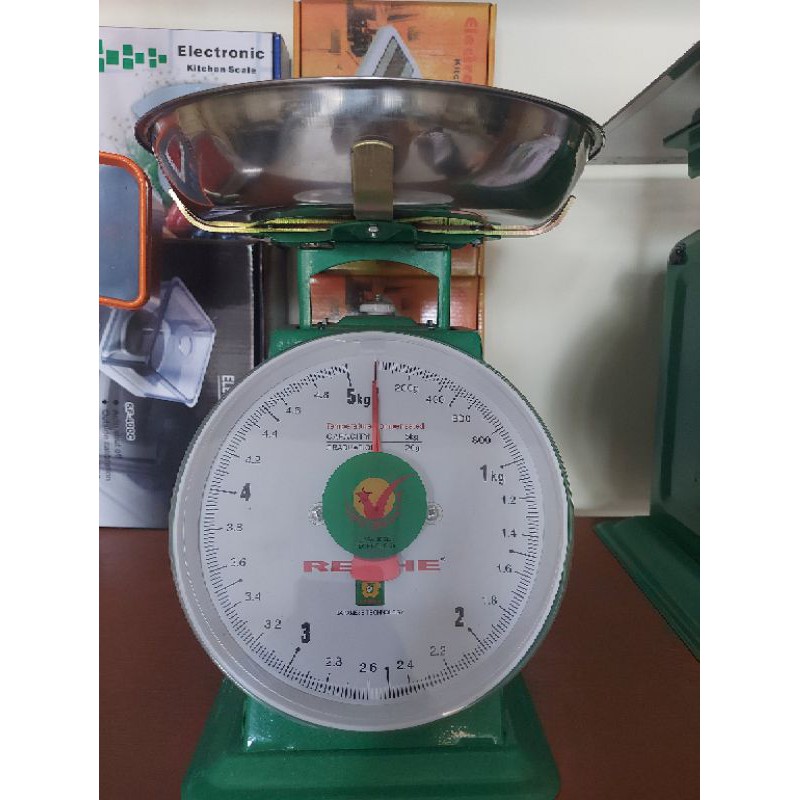 Jual Timbangan Duduk, Timbangan Jarum Manual, LAUNDRY, RENHE 5KG(B) | Shopee Indonesia