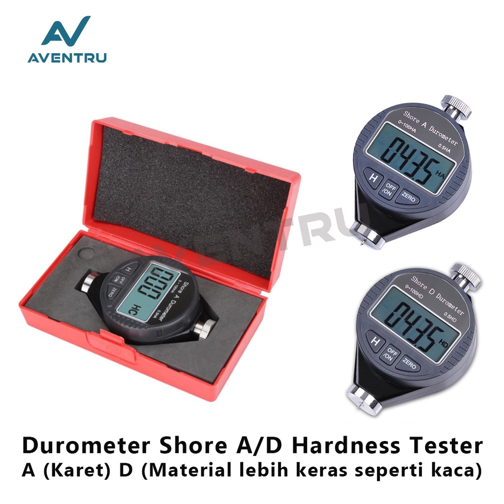 Jual Digital Durometer Shore A D Hardness Tester Alat Ukur Kekerasan ...