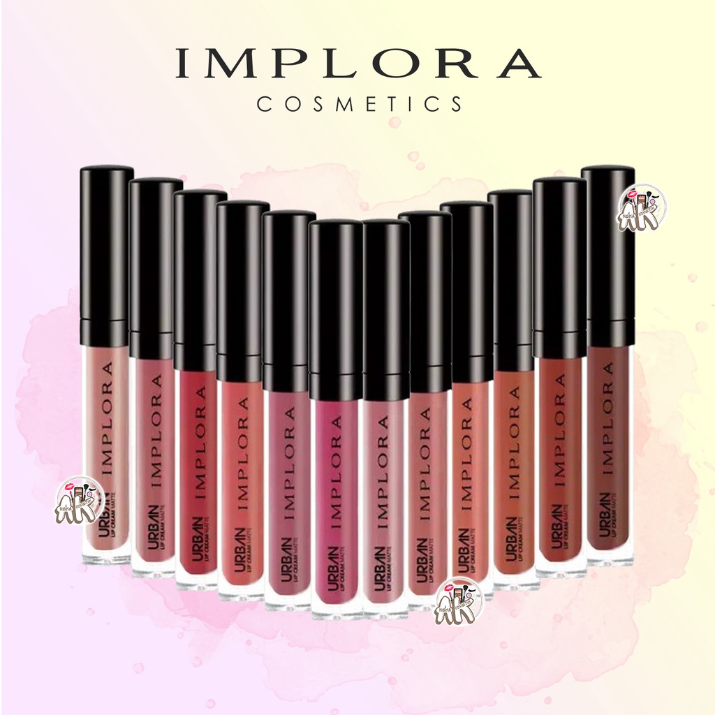 Jual IMPLORA LIP CREAM MATTE LENGKAP WARNA 1-20 | Shopee Indonesia
