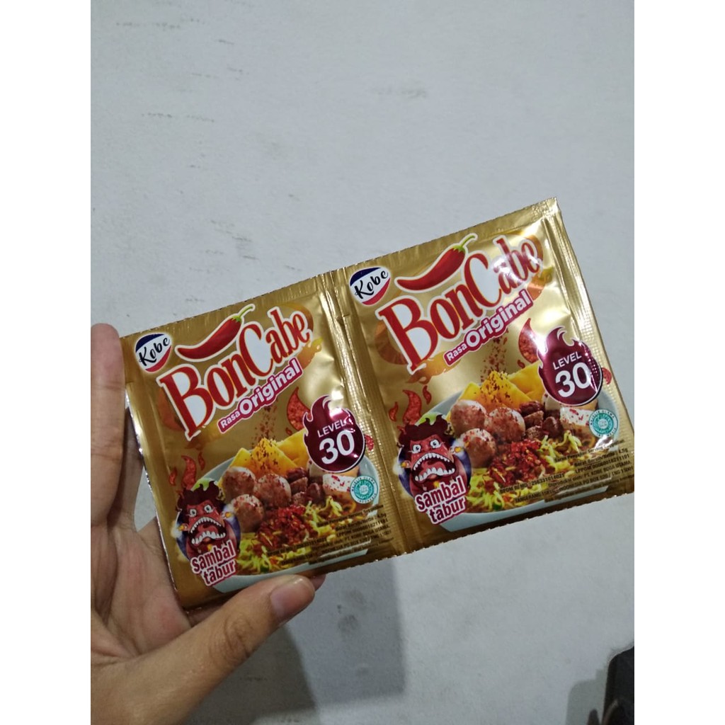 Jual BonCabe Sambal / Sambel Tabur Rasa Original Level 10 / 15 / 30, 10 ...