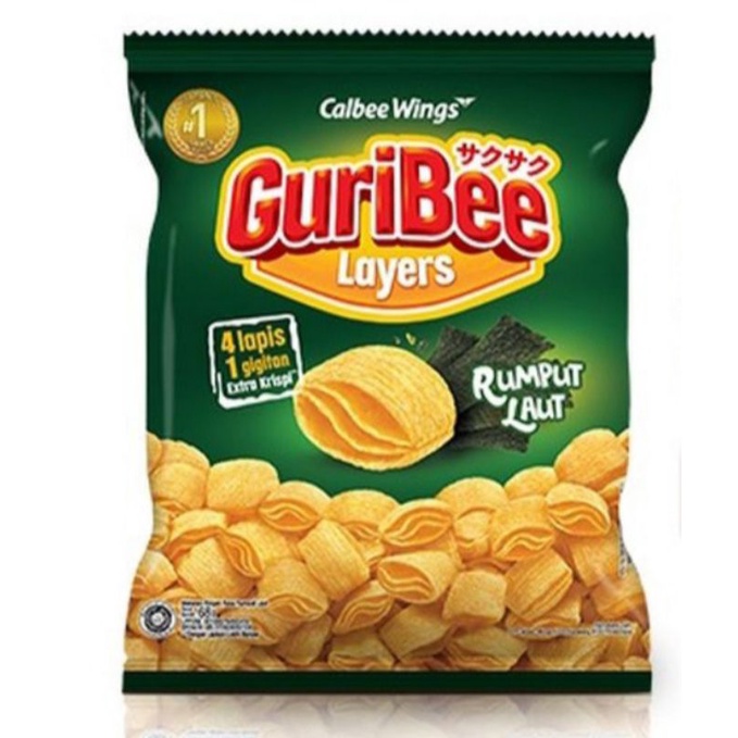 Jual Guribee Snack Rumput Laut & BBQ Balado 68gr | Shopee Indonesia