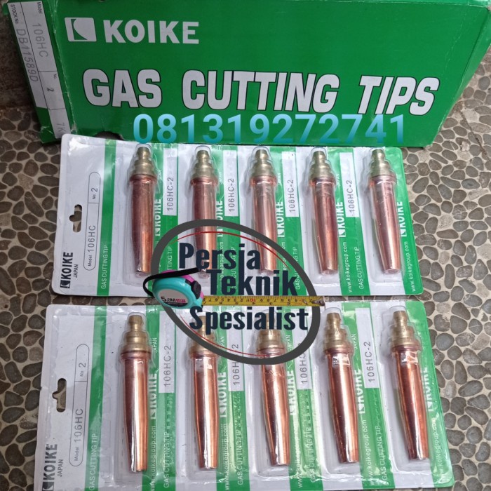 Jual IOP | Gas cutting tip No. 2 KOIKE Noozle cutting tip | Shopee ...
