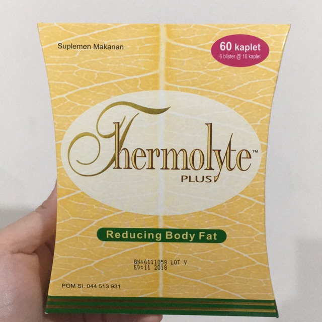 Jual PROMO THERMOLYTE PLUS ISI 60 BPOM | Shopee Indonesia