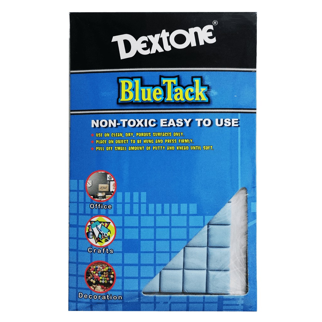 Jual DEXTONE BLUETACK BLUE TACK LEM ATK LEM DEXTONE LEM PENGGANTI PIN ...