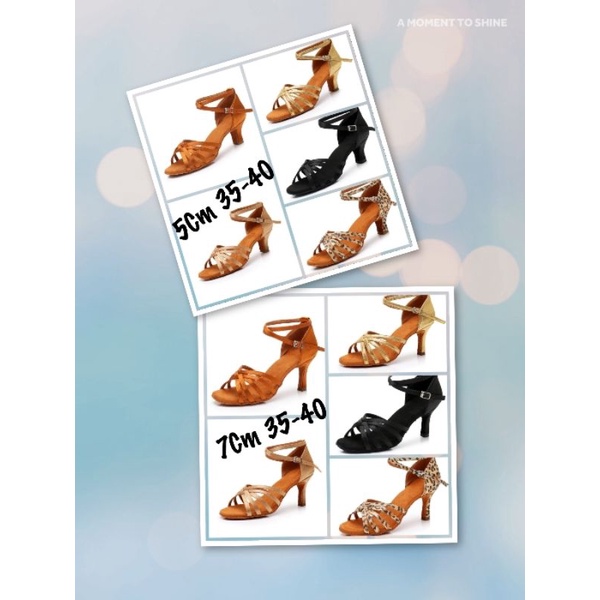 Jual Sepatu Dance Tali Hak 5Cm Sepatu Line Dance Dansa Belly Dance ...