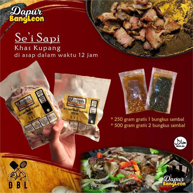 Jual Sei Sapi Dapur Bang Leon 250 gr | Shopee Indonesia