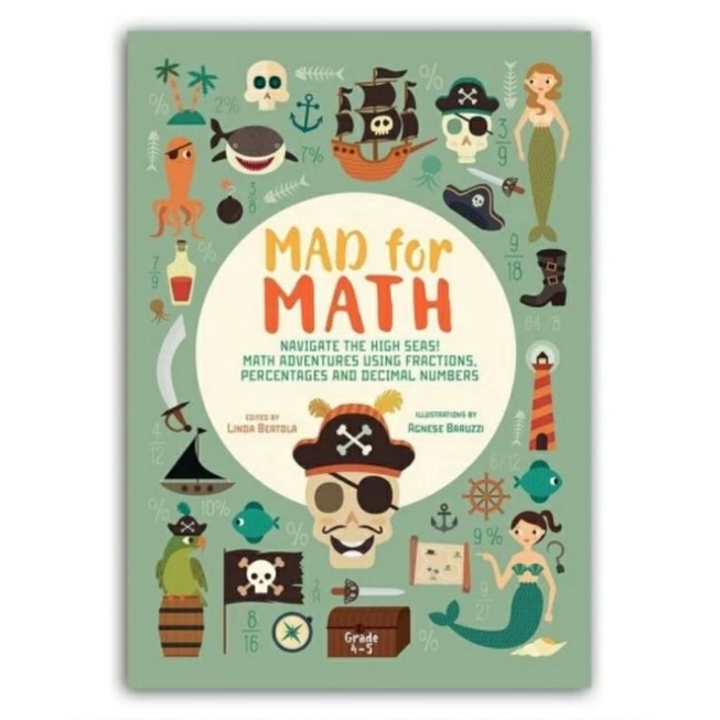 Jual Buku anak mad for math belajar matematika pecahan persen desimal ...