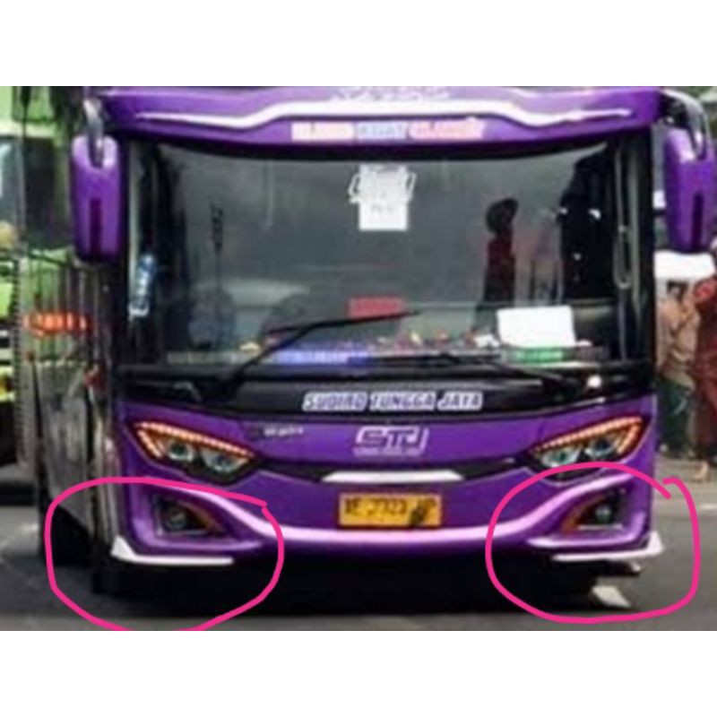 Jual (COD) winglet bus universal (1set kanan kiri) | Shopee Indonesia