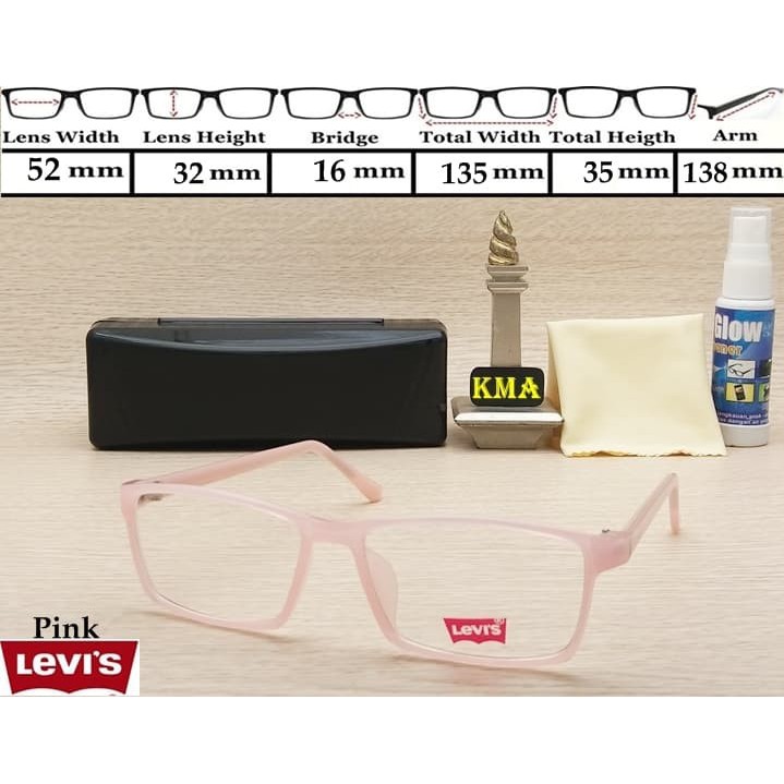 Jual Kacamata LEVIS frame kacamata levis kacamata minus frame kotak ...