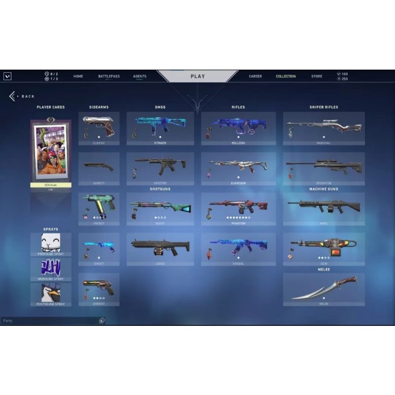 Jual Akun Valorant skin Protocol Phantom + BP Songsteel max | Shopee ...