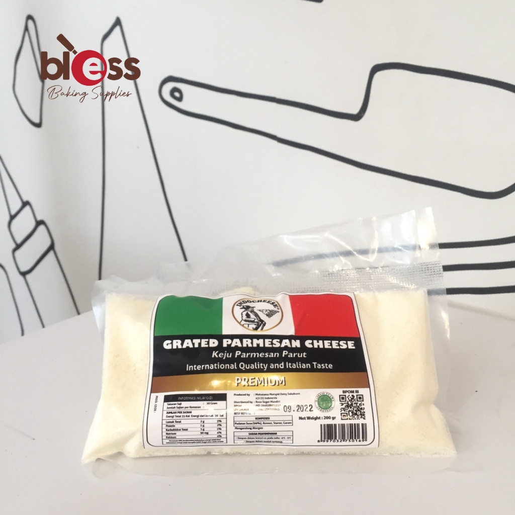 Jual KEJU PARMESAN INDOCHEESE / ITALIAN GRATED PARMESAN CHEESE | Shopee ...