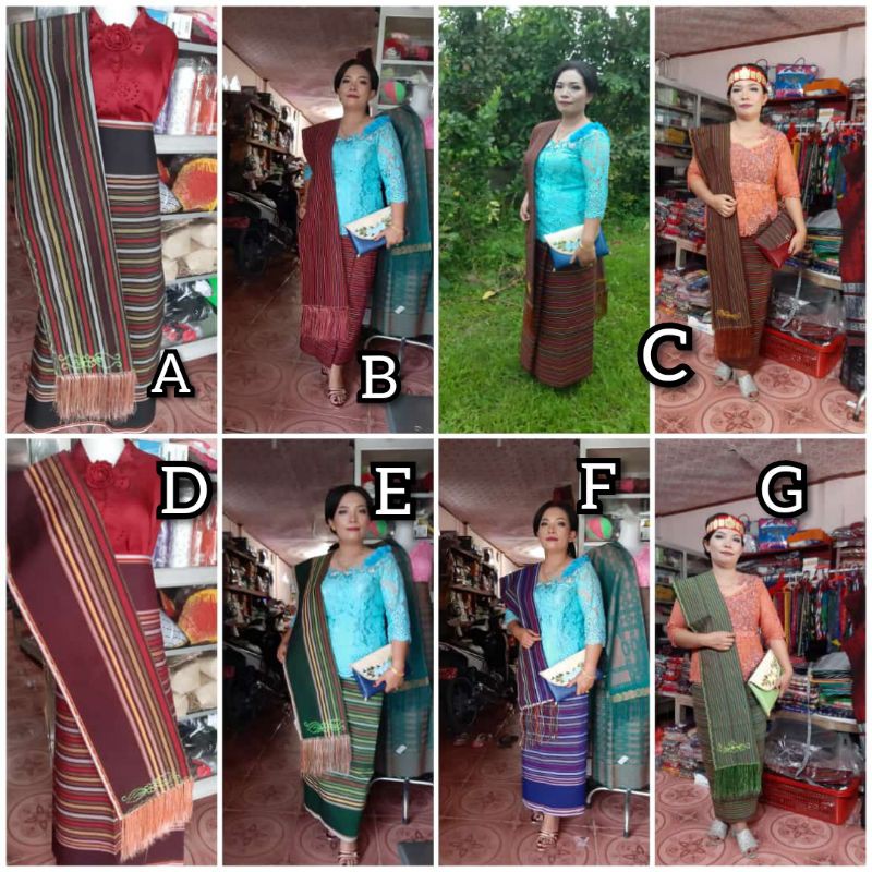 Jual SONGKET ULOS MANGIRING SARUNG KAIN LILIT SELENDANG BORDIR TENUN ASLI MURAH BAWAHAN KEBAYA ...