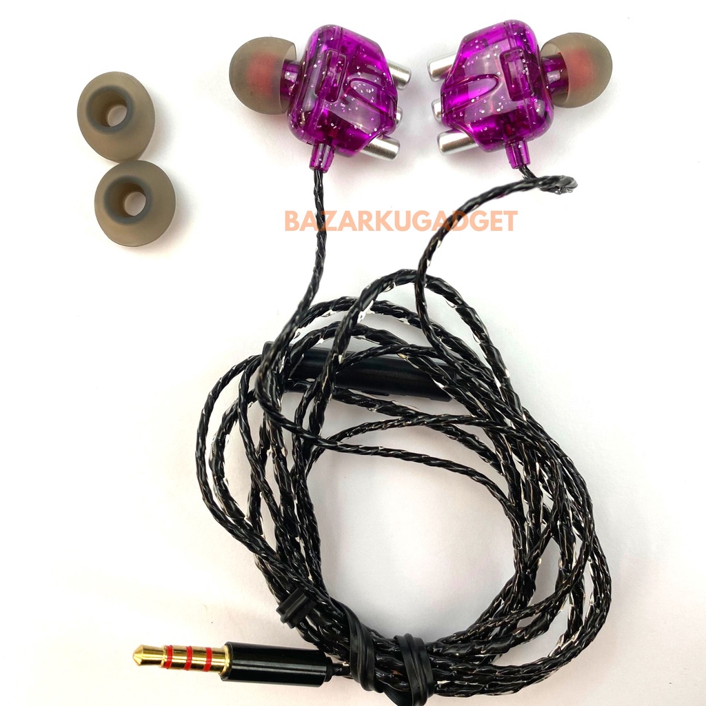 Jual Earphone 4D A4 Tuning Version 4D A6 Headset 4D Bass A4 Earphone ...