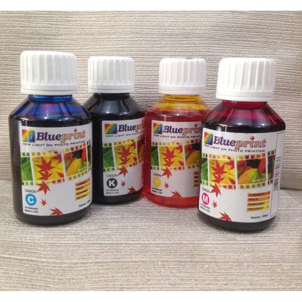Jual Tinta Botol Blueprint 100ml for CANON - EPSON – HP | Shopee Indonesia